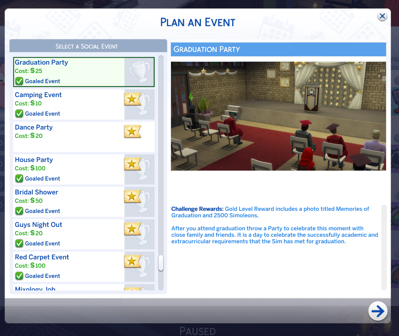 Graduation Party Event – Welcome to KiaraSims4Mods!