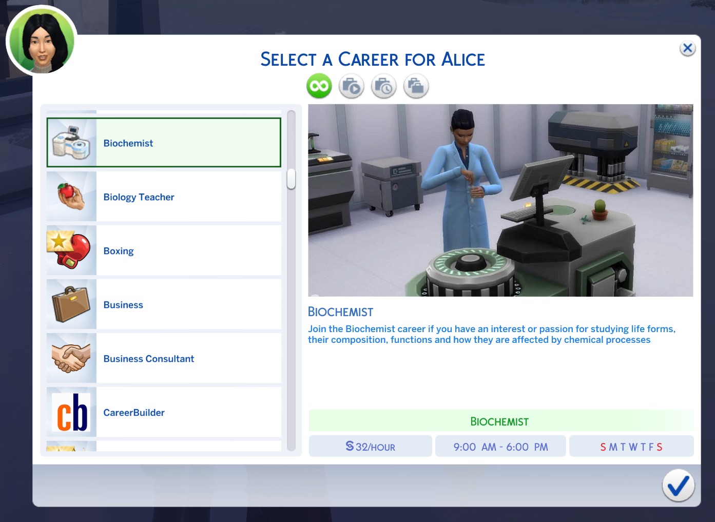 Biochemist – Welcome to KiaraSims4Mods!