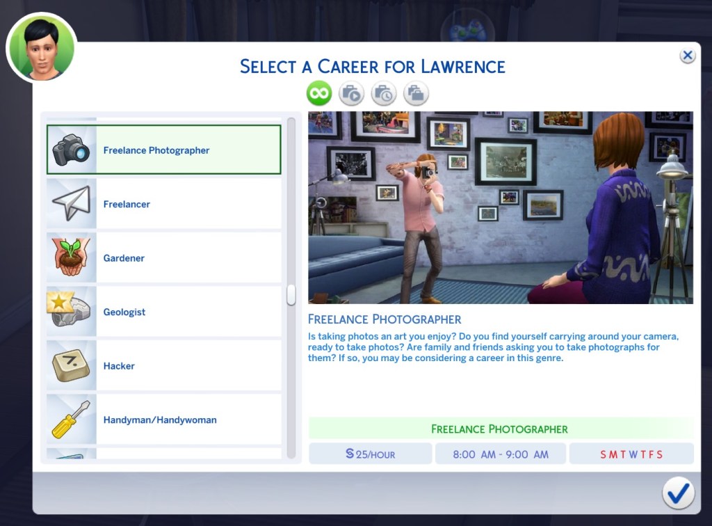 Freelance Photographer Career - The Sims 4 Mods - CurseForge