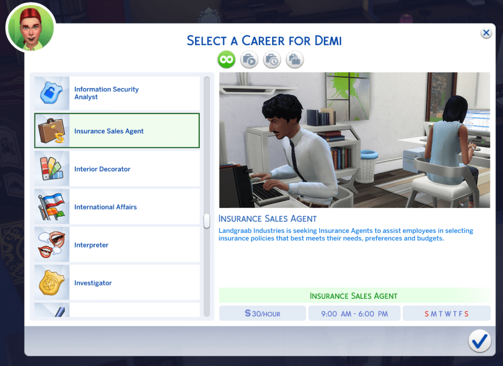 Insurance Sales Agent Career - The Sims 4 Mods - CurseForge