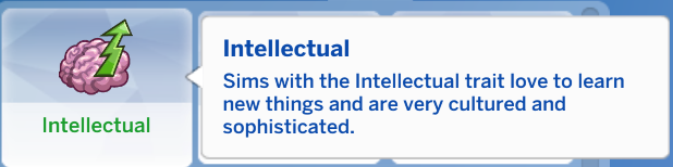 Intellectual Trait - The Sims 4 Mods - CurseForge