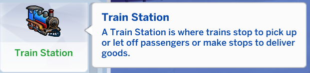 Train Station Lot Trait - The Sims 4 Mods - CurseForge