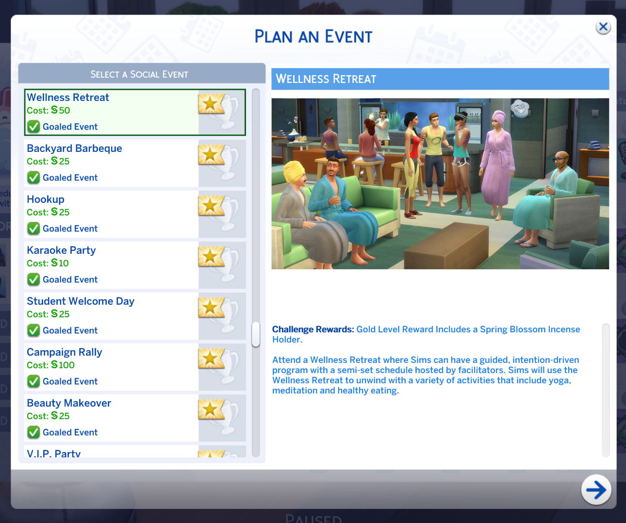 Wellness Retreat Event – Welcome to KiaraSims4Mods!