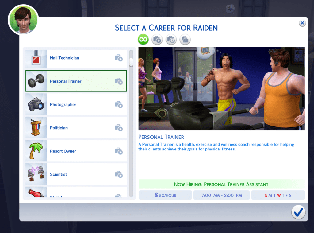 Personal Trainer (Active) Career - The Sims 4 Mods - CurseForge