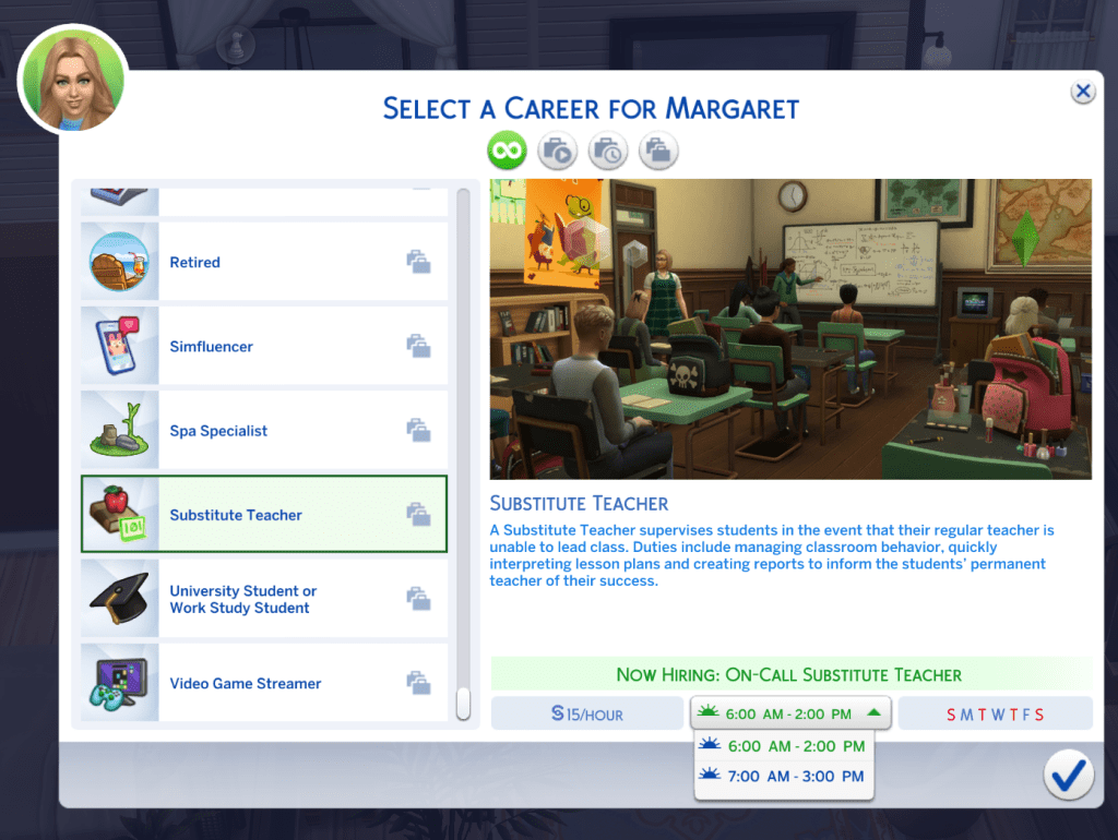 Substitute Teacher Career - The Sims 4 Mods - CurseForge