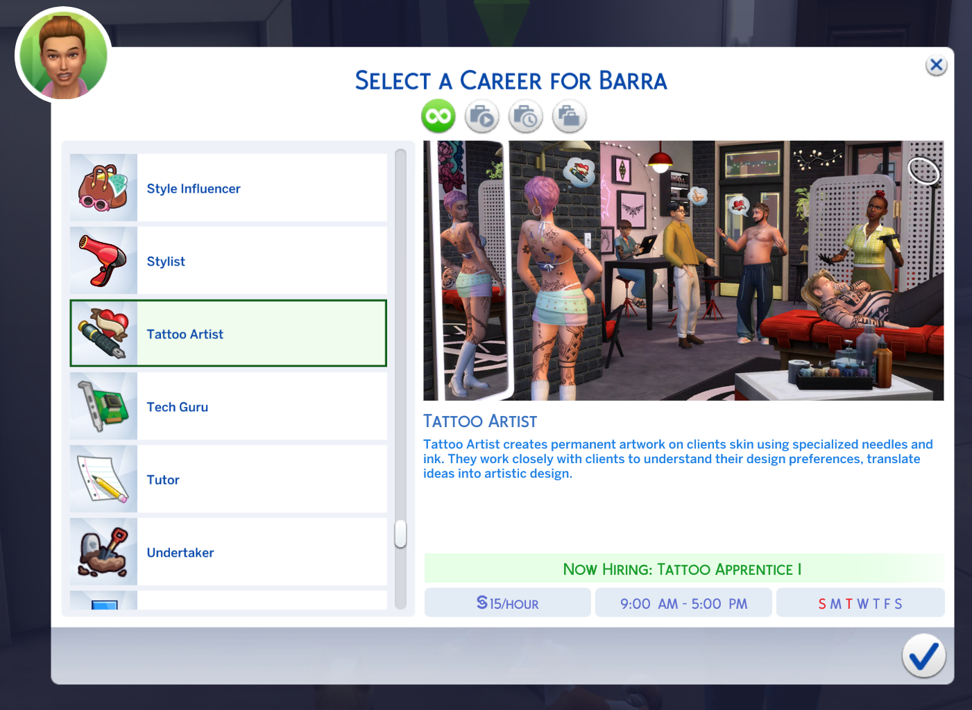 Tattoo Artist Career – Welcome to KiaraSims4Mods!