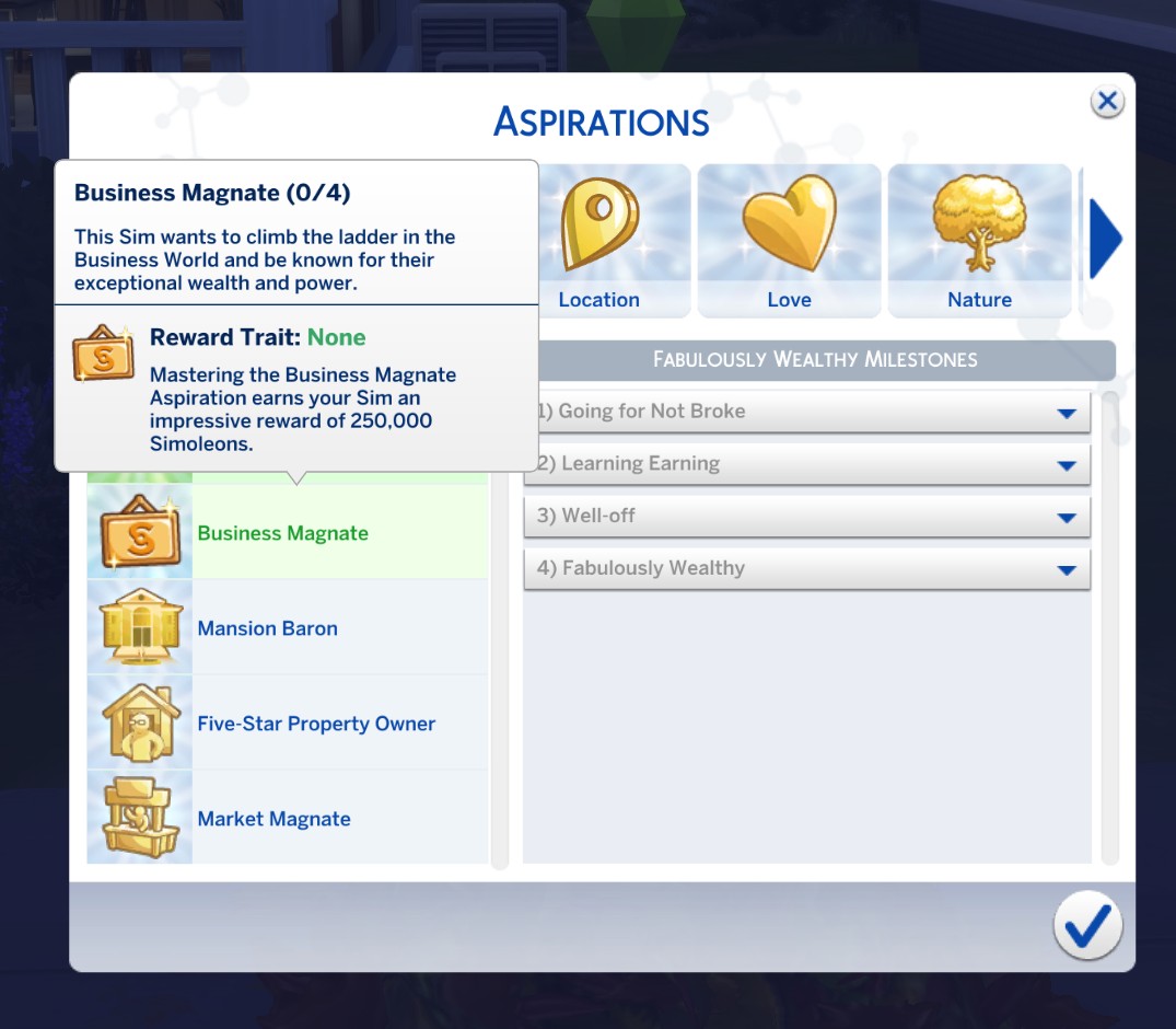 Business Magnate Aspiration – Welcome to KiaraSims4Mods!